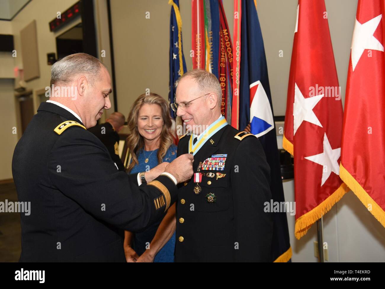 Maj. Gen. Allan Elliott, receives honors at his May 28 retirement from ...