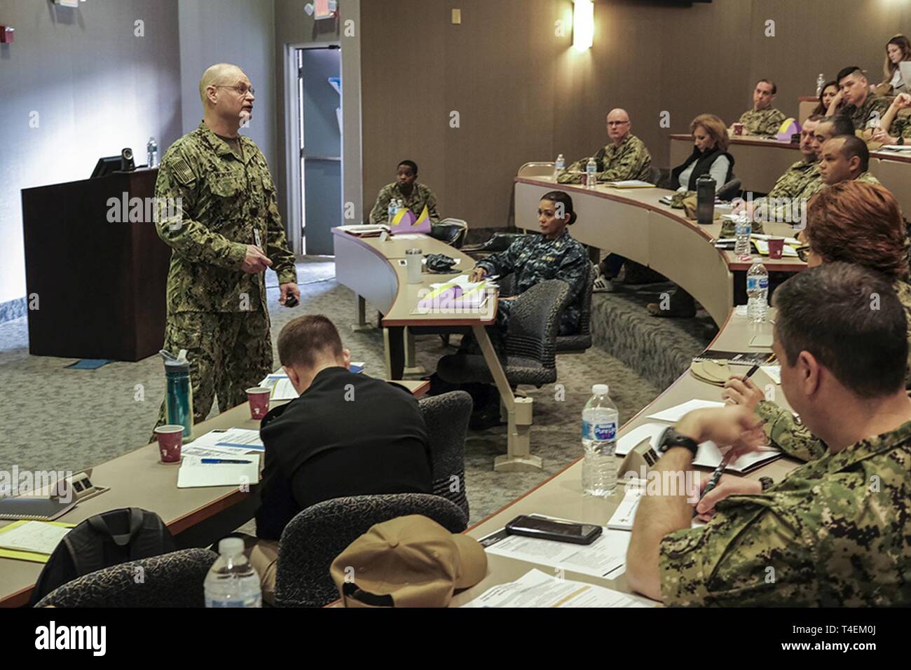 NORFOLK (March 30, 2019) CMDCM Tim McIntire, Expedionary Combat ...
