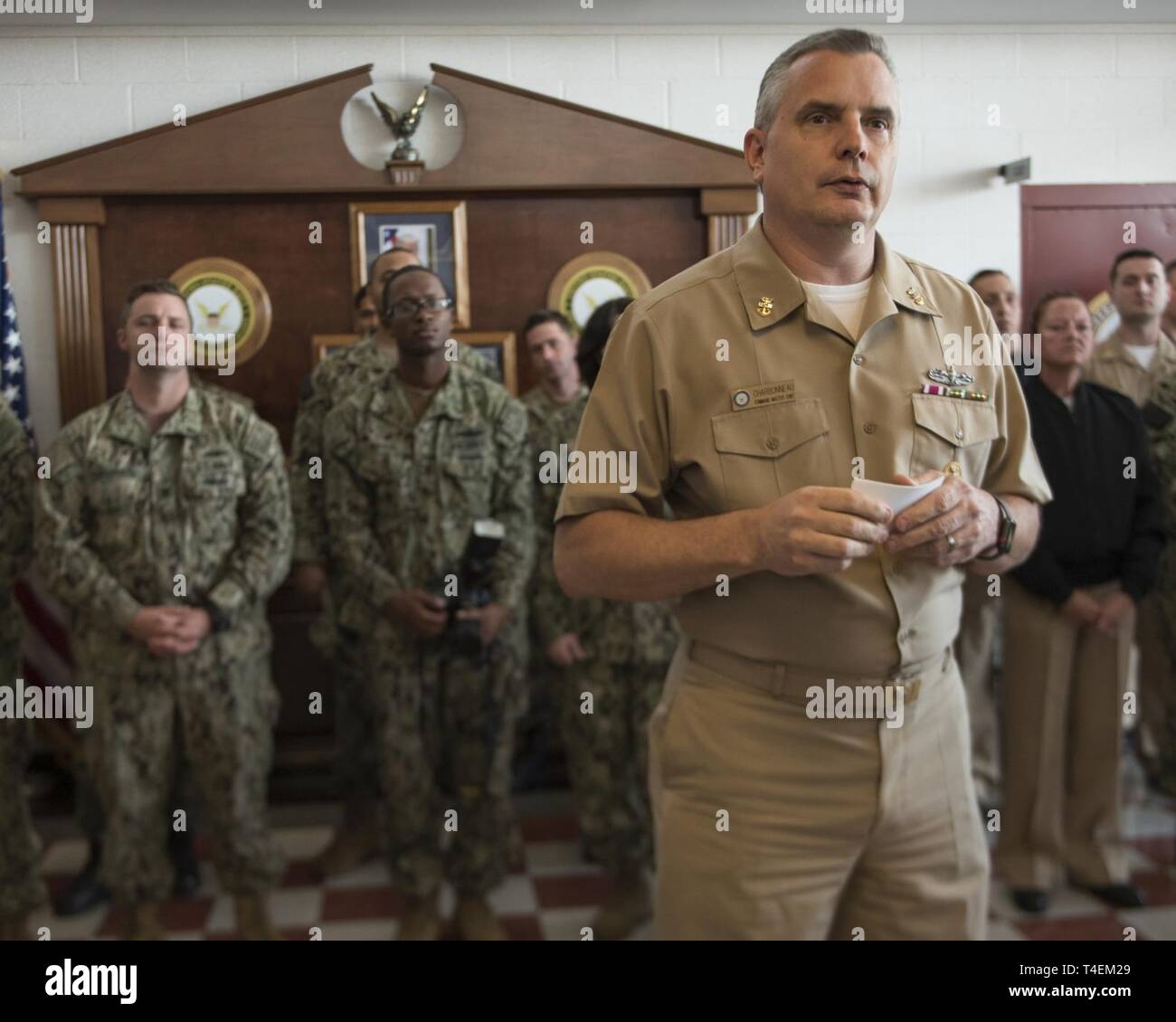 MILLINGTON, Tenn. (April 1, 2019) Command Master Chief of Navy ...