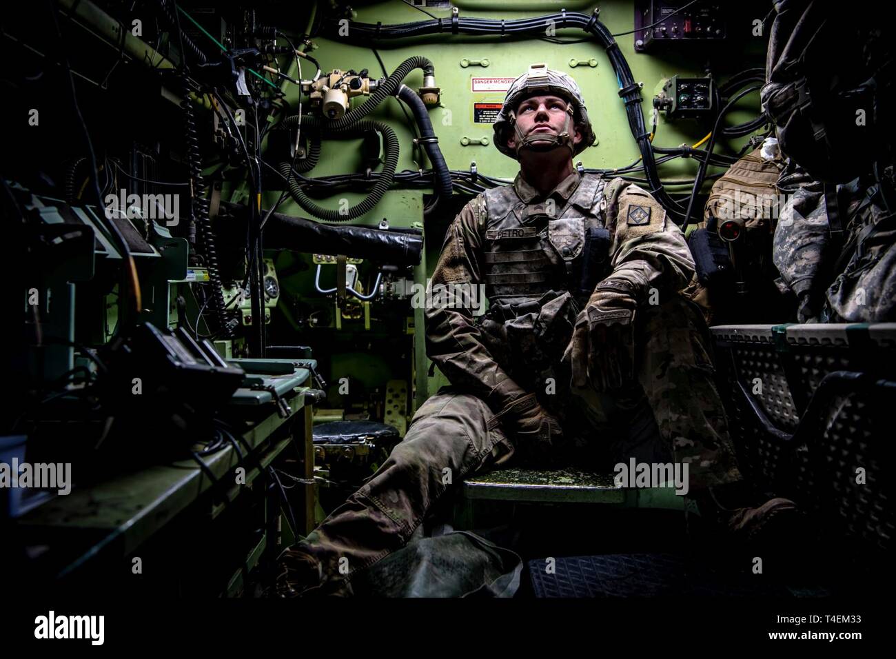 Sgt. Robert Petro, a fire control specialist assigned to 2nd Battalion ...