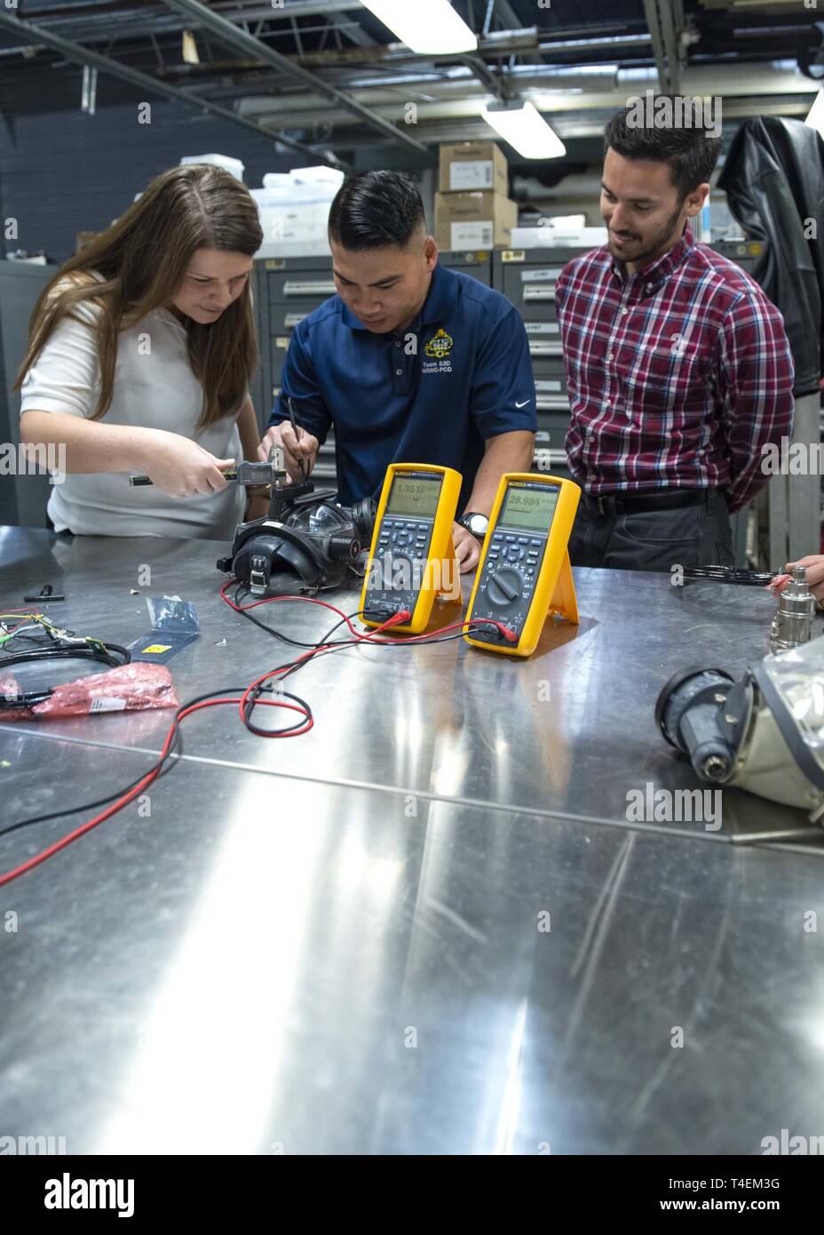 PANAMA CITY, Florida - The LED Air Warning System team from Naval ...