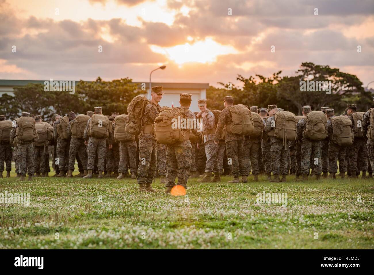 U.S. Marines with Marine Air Control Group 18 (MACG-18) participate in ...