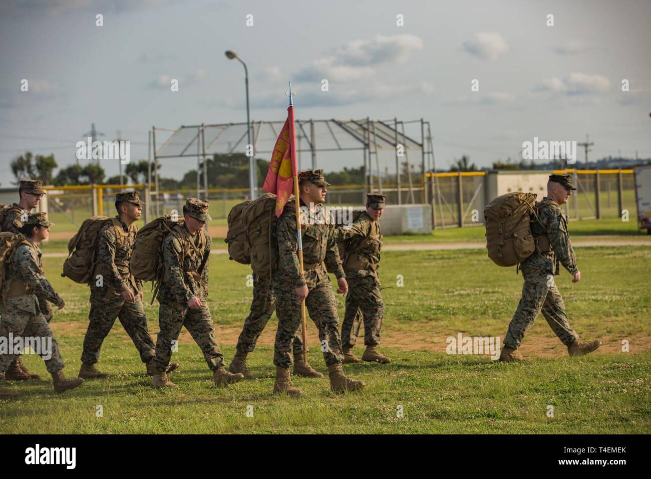 U.S. Marines with Marine Air Control Group 18 (MACG-18) participate in ...