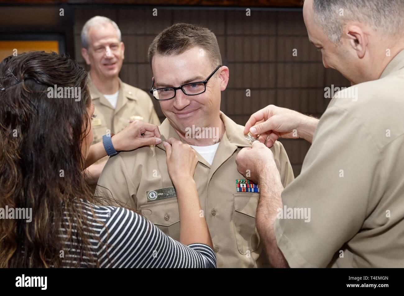 Navy Medicine West (NMW) Command Master Chief Loren Rucker and Mrs ...