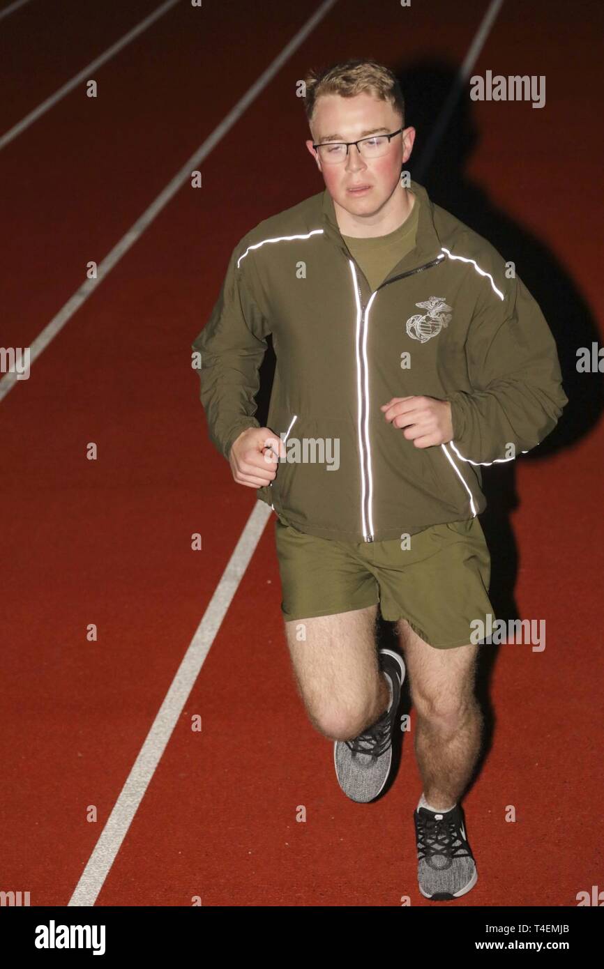 U.S. Marine Lance Cpl. Trevor Sass, a calibration technician with ...