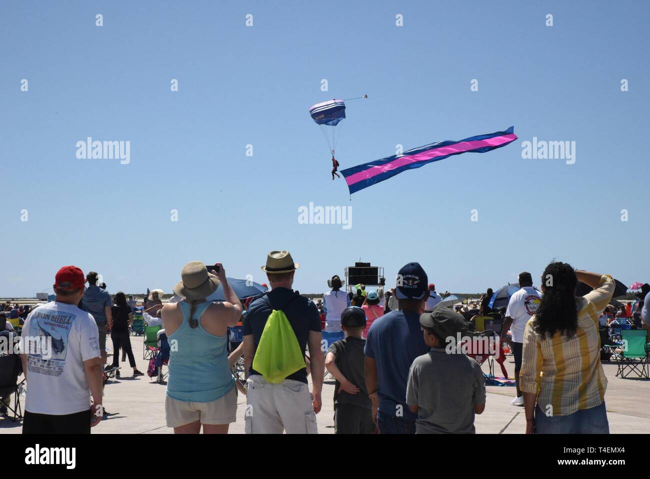 KEY WEST, FL (March 30, 2019) The Misty Blues All Woman Skydiving Team ...