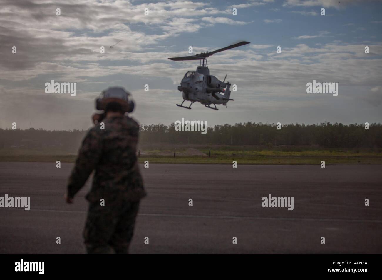 A Marine with Marine Light Attack Helicopter Squadron 773, Marine ...
