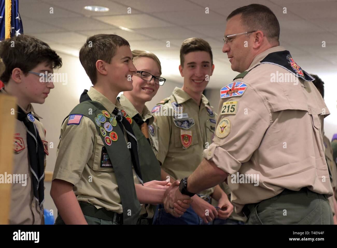 Scoutmaster boy scout troop boy hi-res stock photography and images - Alamy