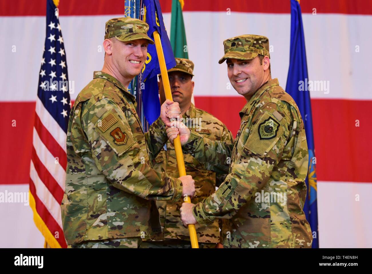 U.S. Air Force Col. Richard Nelson Jr., 31st Operations Group commander ...
