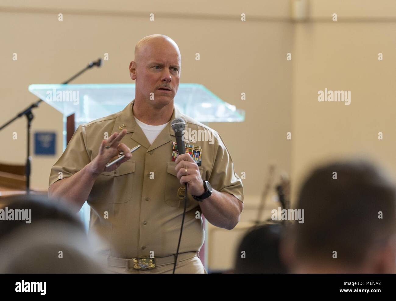 GREAT LAKES, Ill. (April 1, 2019) Force Master Chief for Naval ...