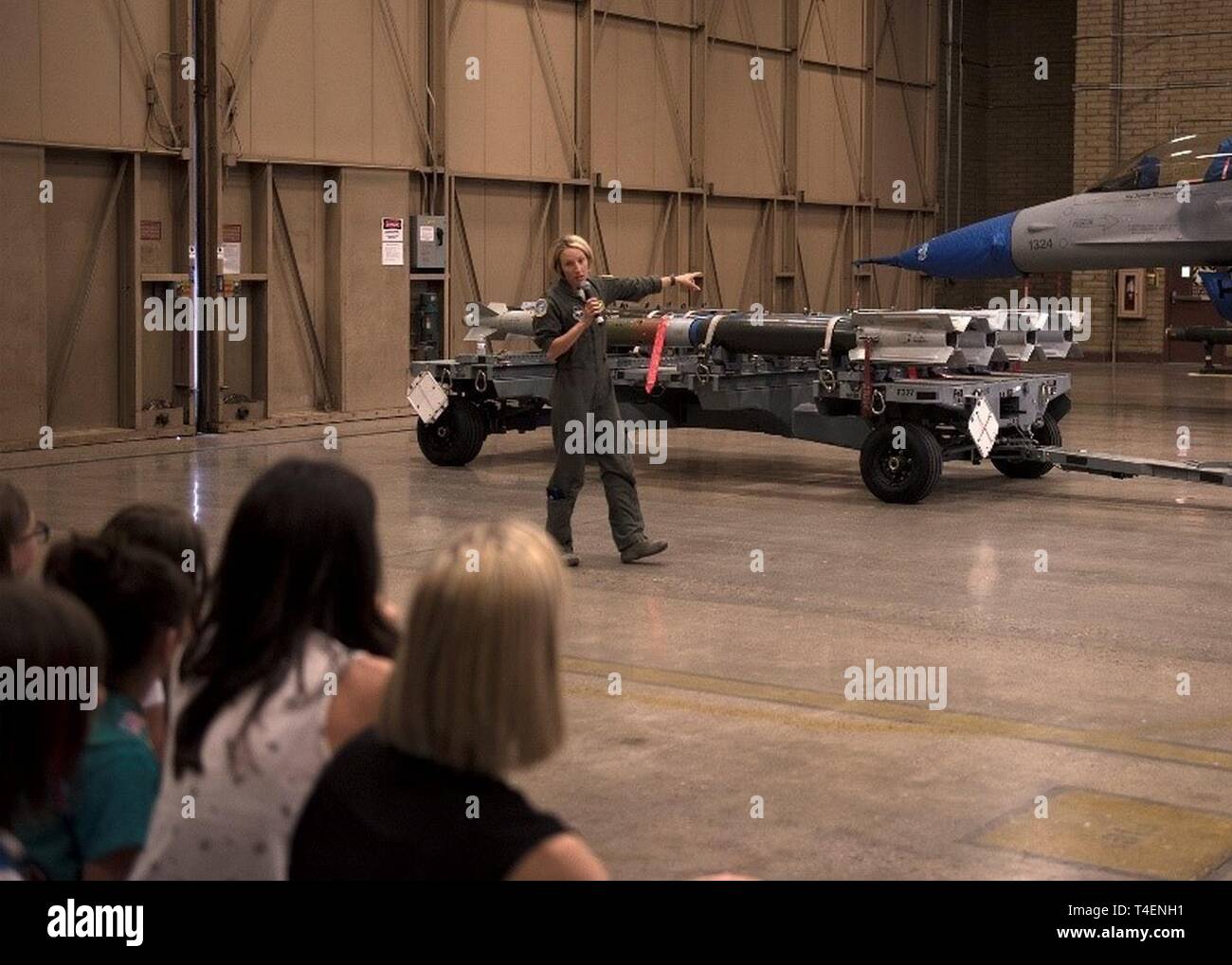Lt. Col. Kristin Hubbard, 310th Fighter Squadron commander, talks about ...
