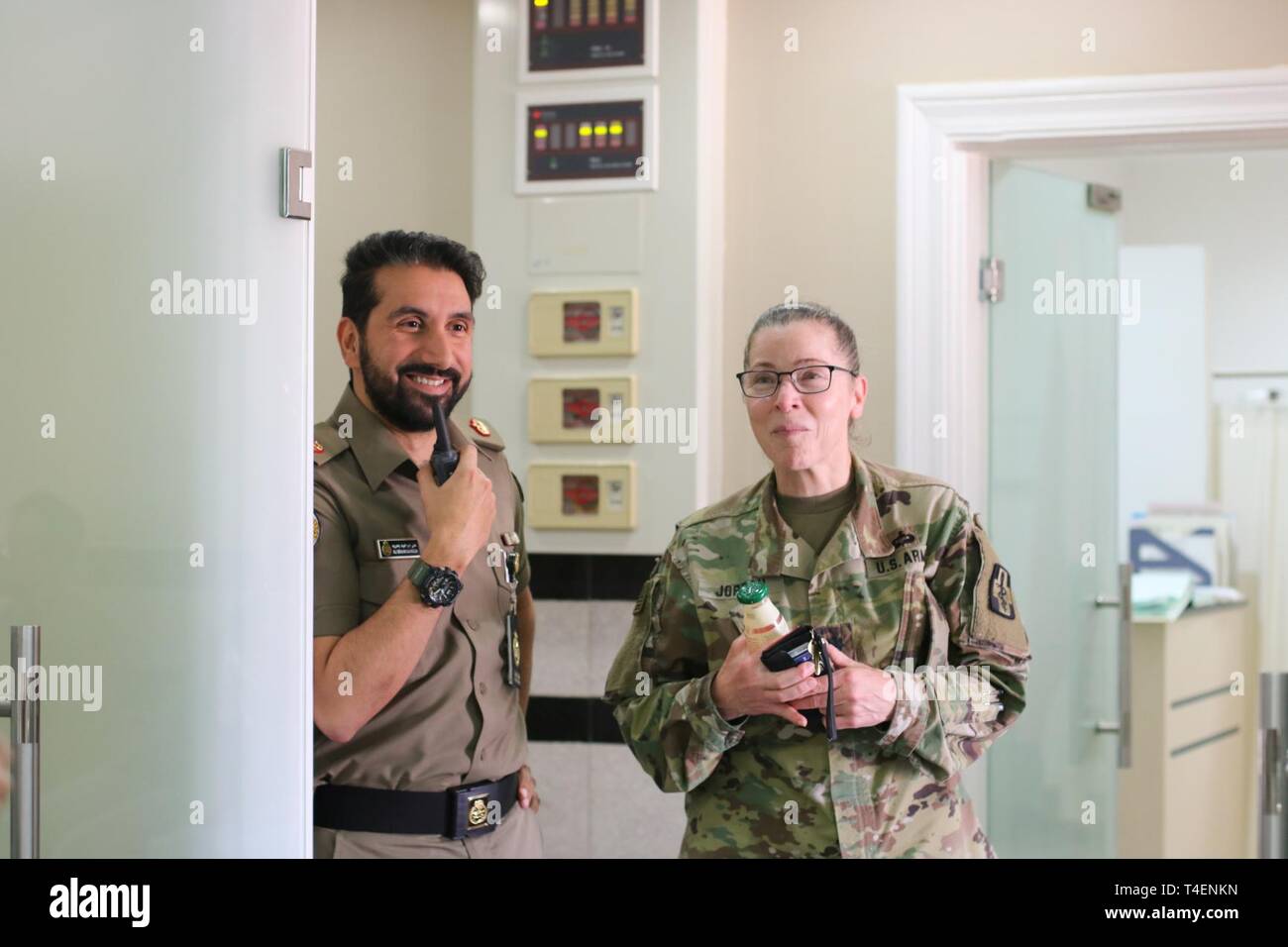 U.S. Army Lt. Col. Linda Jordan, 452d Combat Support Hospital evaluator ...