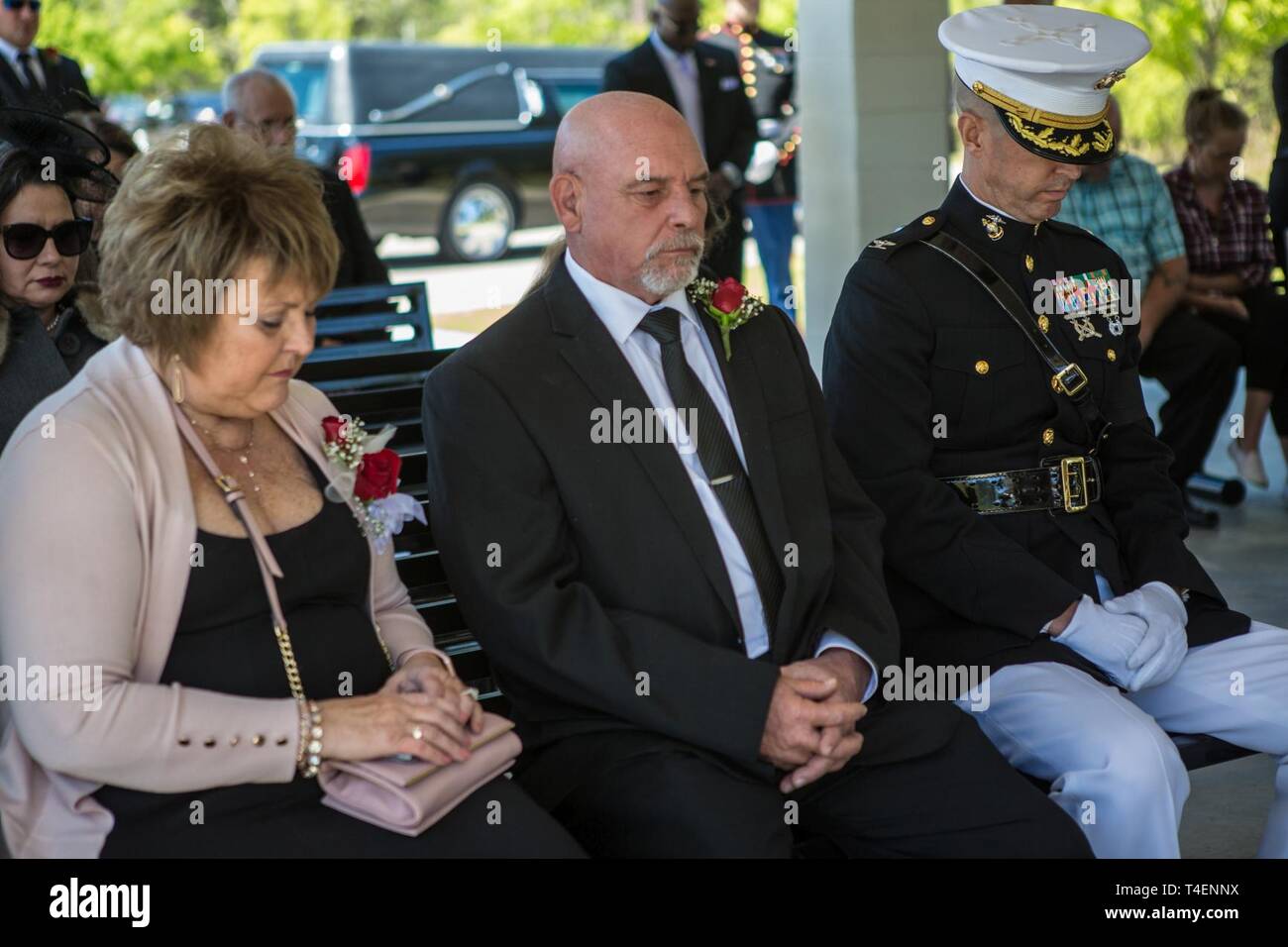 Col. Torrens G. Miller (right), commanding officer of Headquarters ...