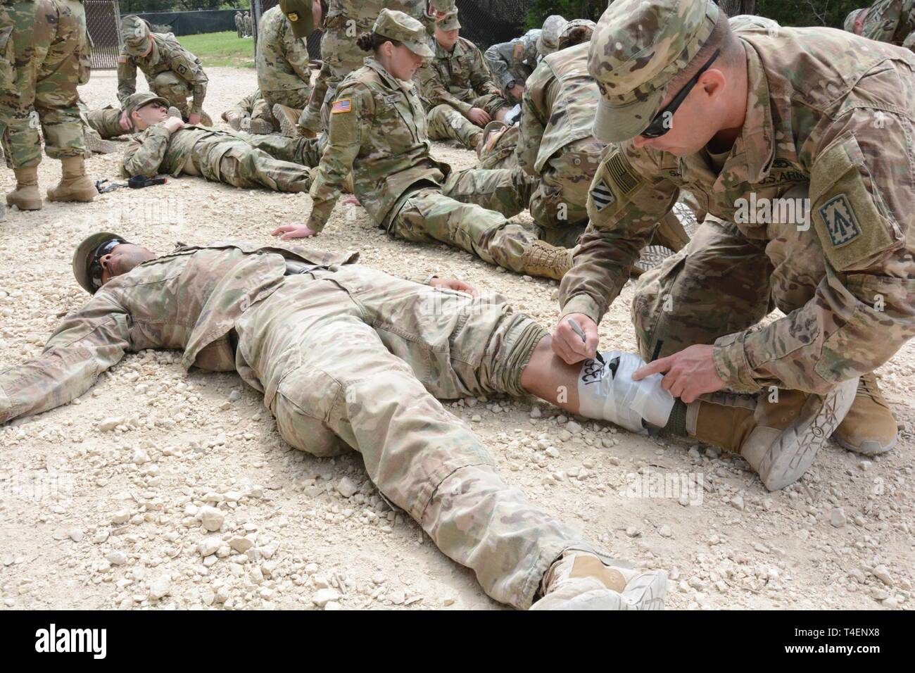 BCT3 students train on applying a tourniquet. The BCT3 Course envisions ...