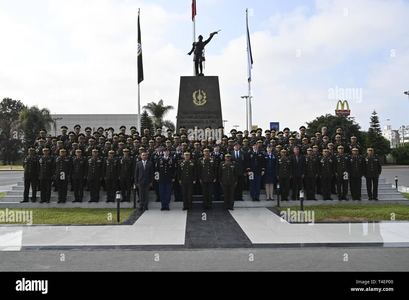 Members of the West Virginia National Guard pose for a photo with the ...