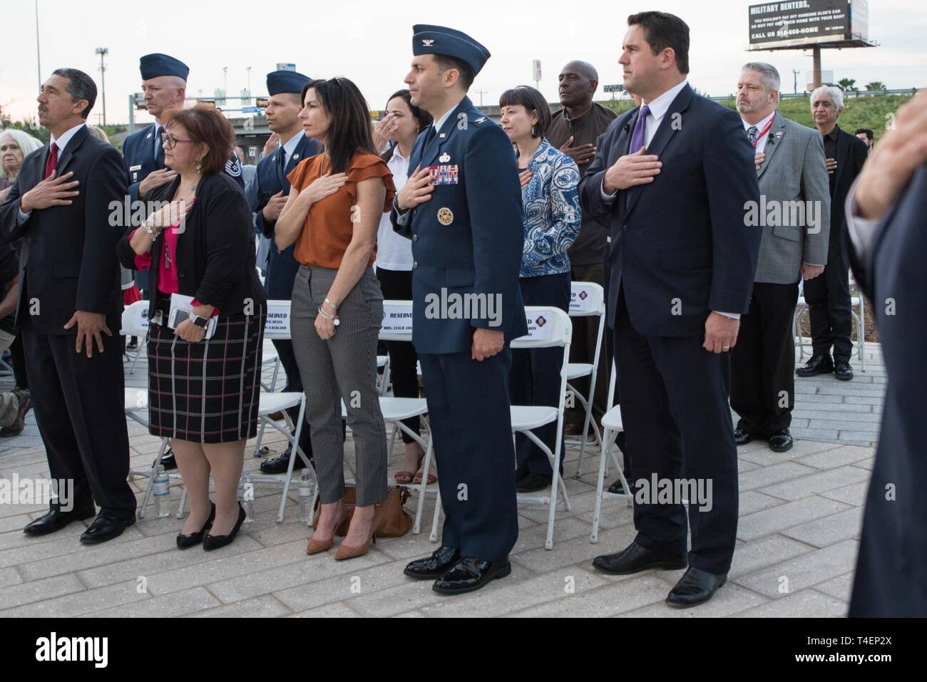 Col. Jason Janaros, 37th Training Wing, commander, and wife Leslie ...
