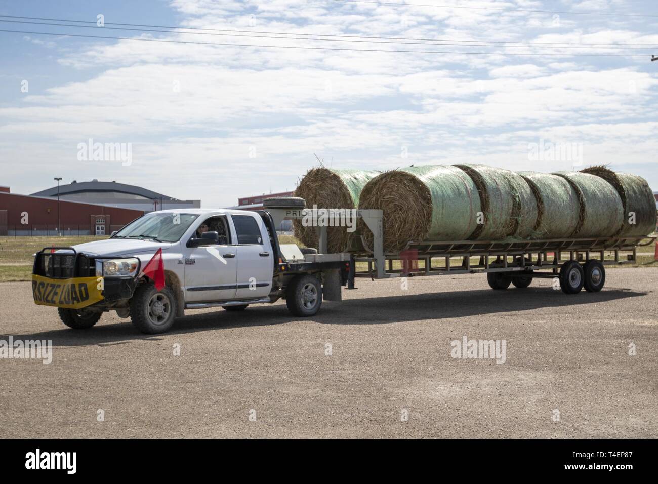 The Nebraska National Guard continued hay drop operations, April 1 ...