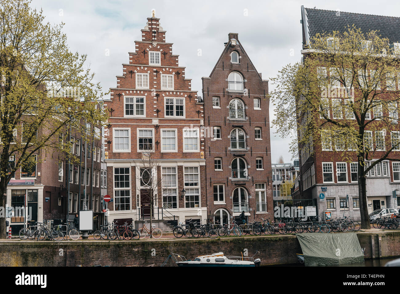 Street amsterdam holland dutch architecture canal buildings hi-res ...