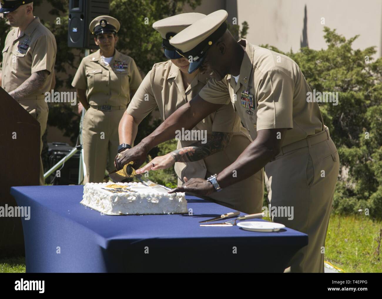 Navy Master Chief Donald Davis, command master chief of 3rd Marine ...