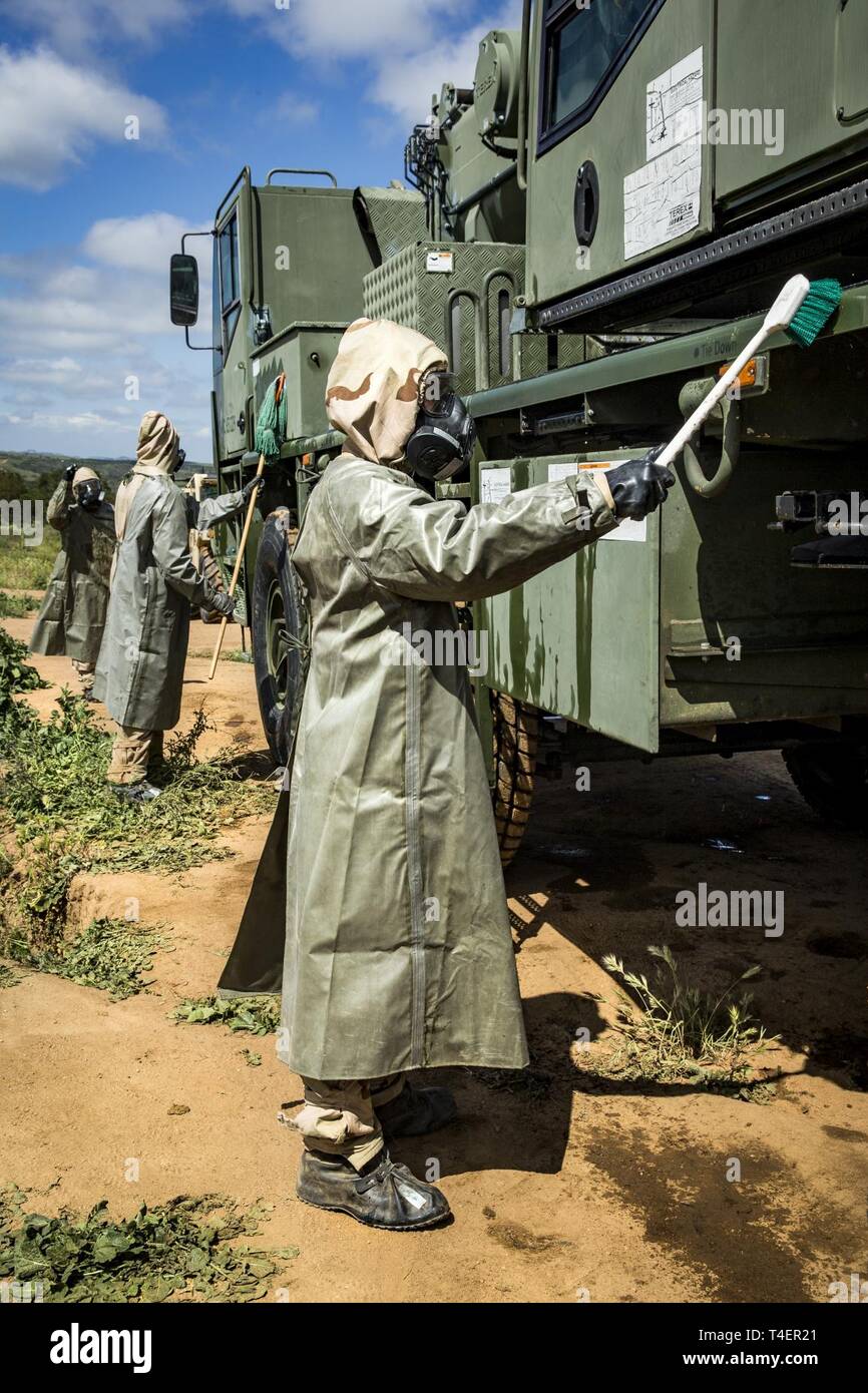 U.S. Marines with 7th Engineer Support Battalion (7th ESB), 1st Marine ...