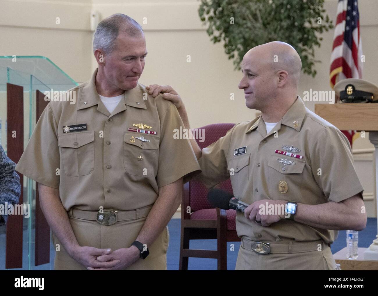 GREAT LAKES, Ill. (April 1, 2019) Master Chief Petty Officer of the ...
