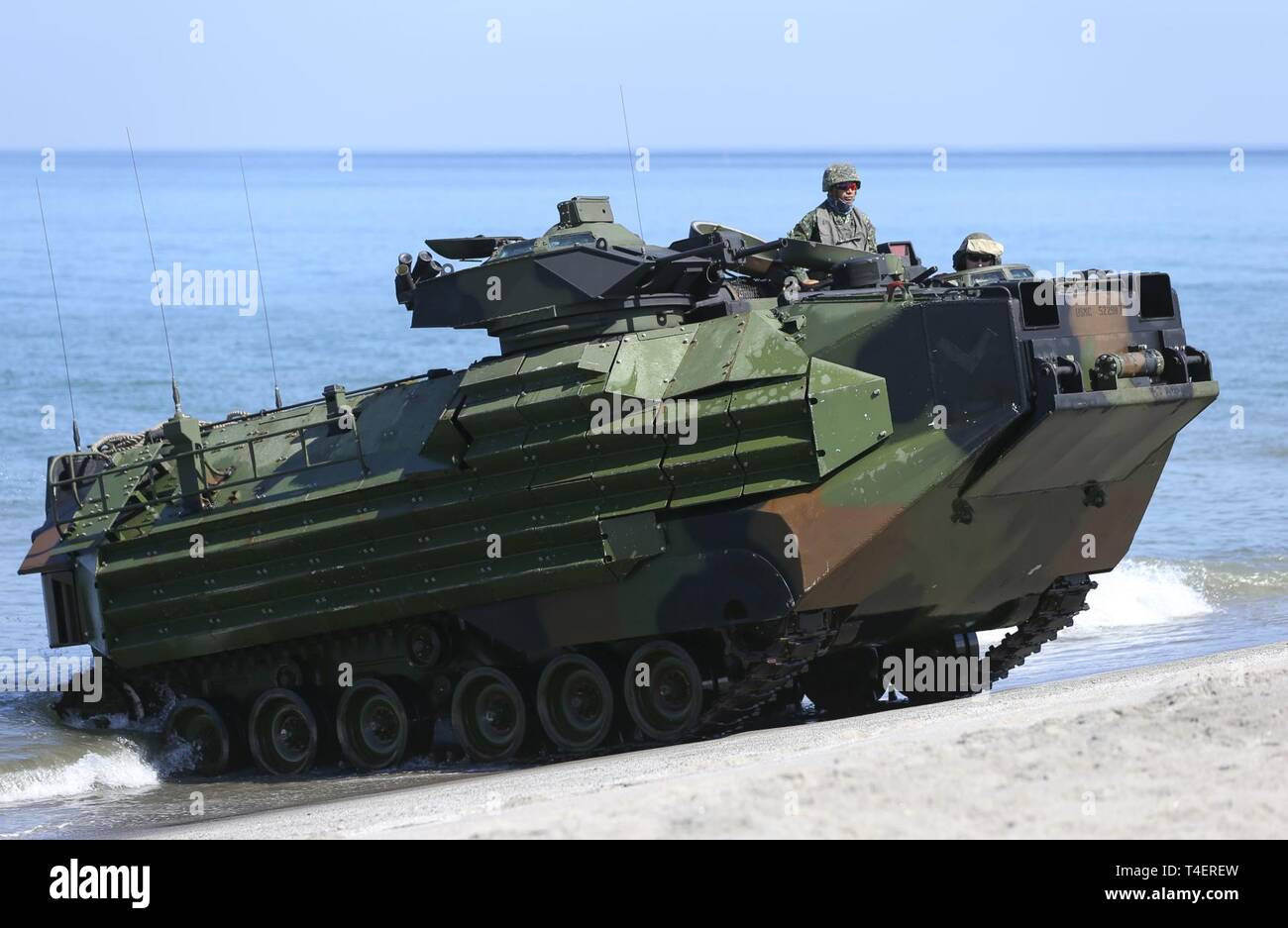 U.S. Marines with Assault Amphibious Company, 4th Marine Regiment, 3rd ...