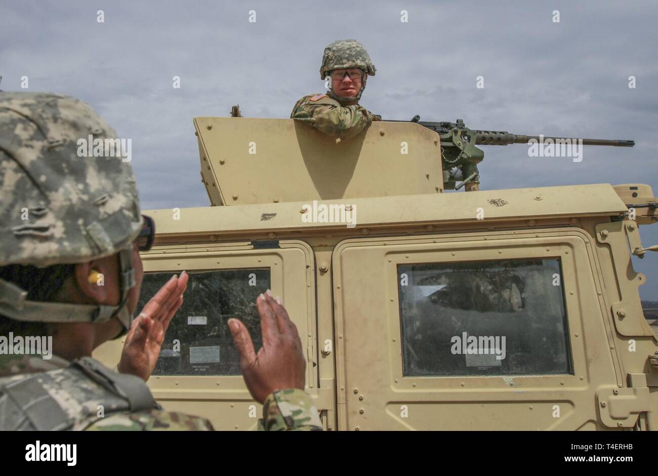 Mounted m2 50 caliber machine gun hi-res stock photography and images ...