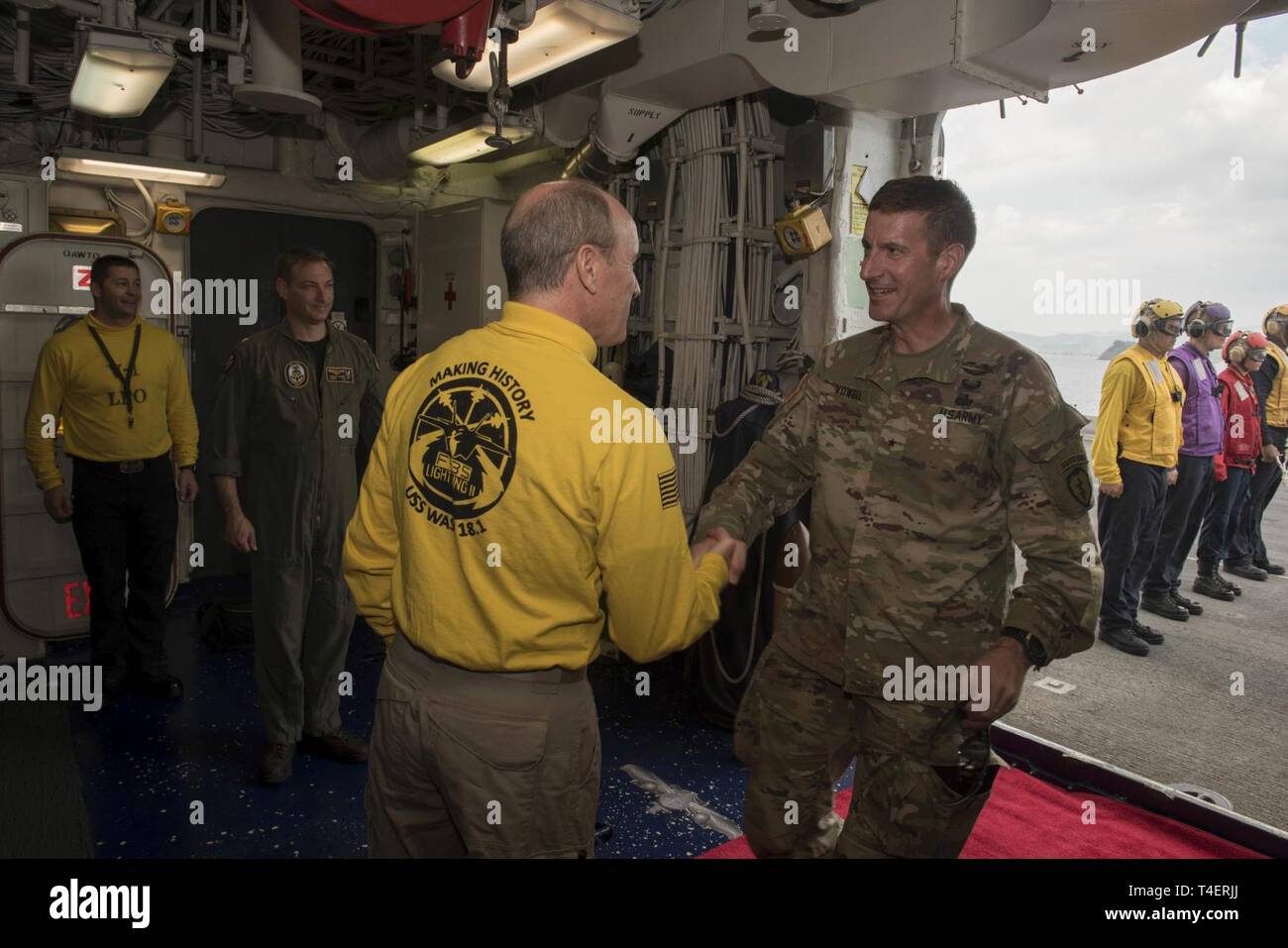 SUBIC BAY, Philippines (April 2, 2019) - Capt. Colby Howard, commanding ...