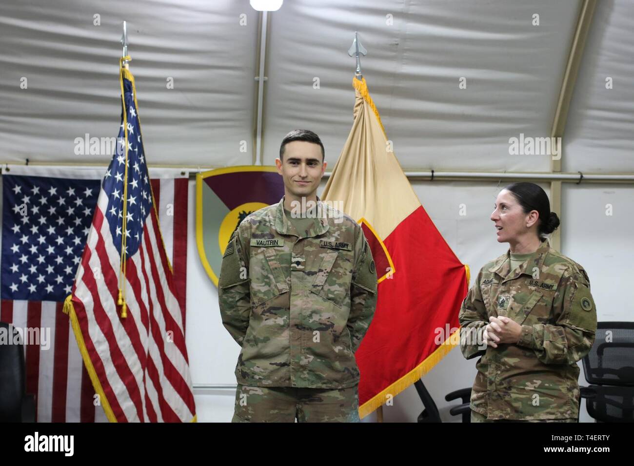1st Sgt. Catherine Adams, Company A, Special Troops Battalion, 1st ...