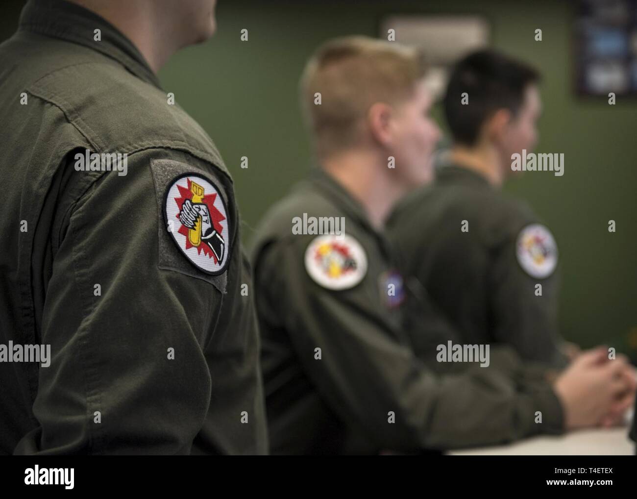 Airmen of the 93rd Air Refueling Squadron gathered to recognize the squadron’s history during ...