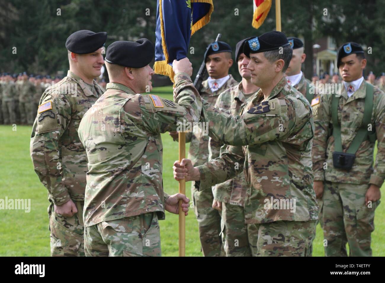 Lt. Col. Charles Ford, the outgoing 2nd Battalion, 1st Infantry ...