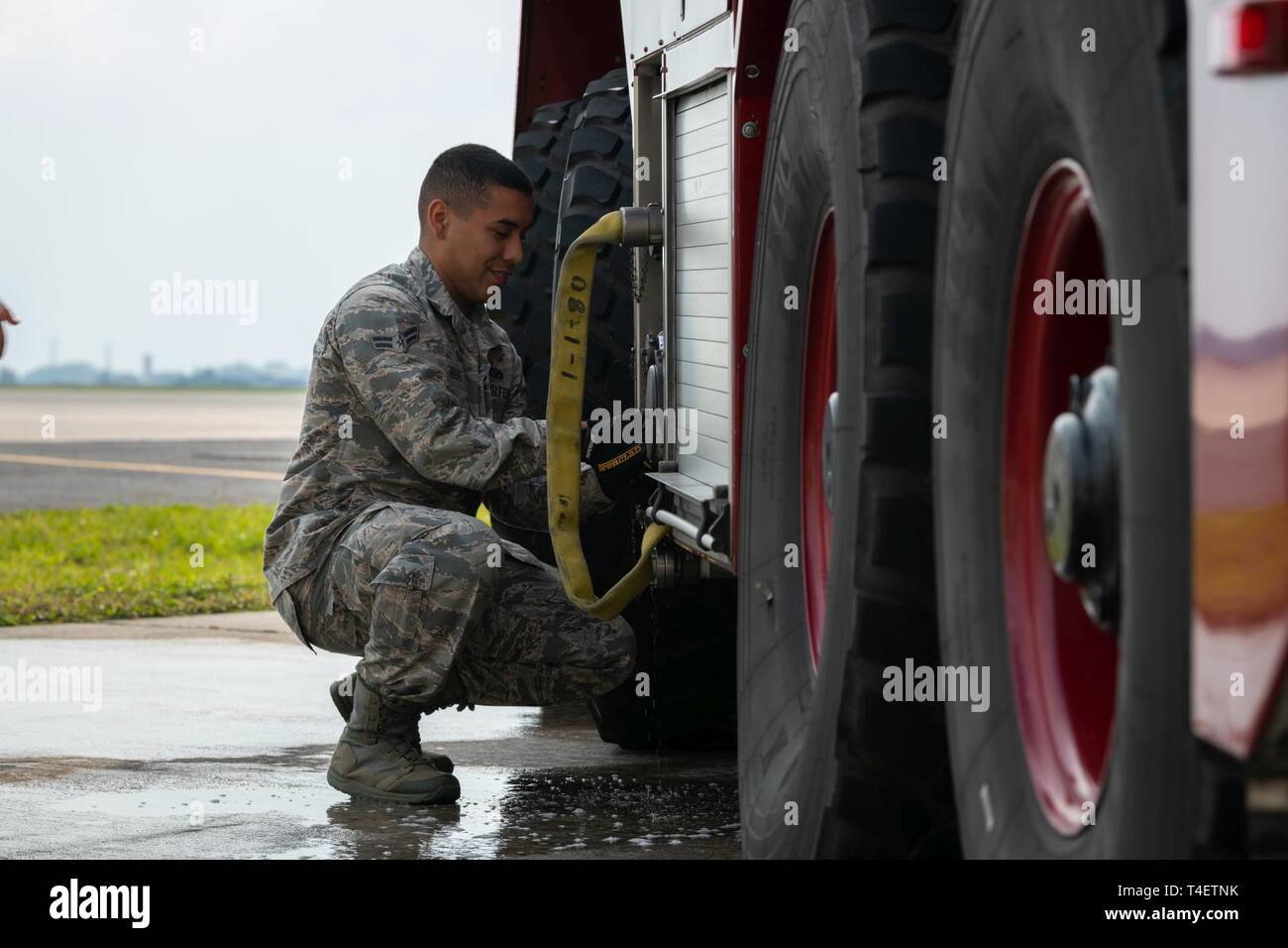 U.S. Air Force Airman 1st Class Kevin Guerrero, 18th Civil Engineer ...