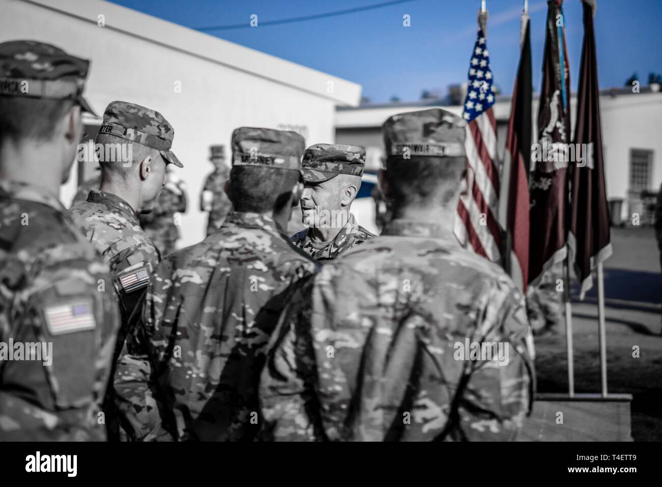 U.S. Army Brig. Gen. Ron Stephens, RHCE's Commanding General, took a ...