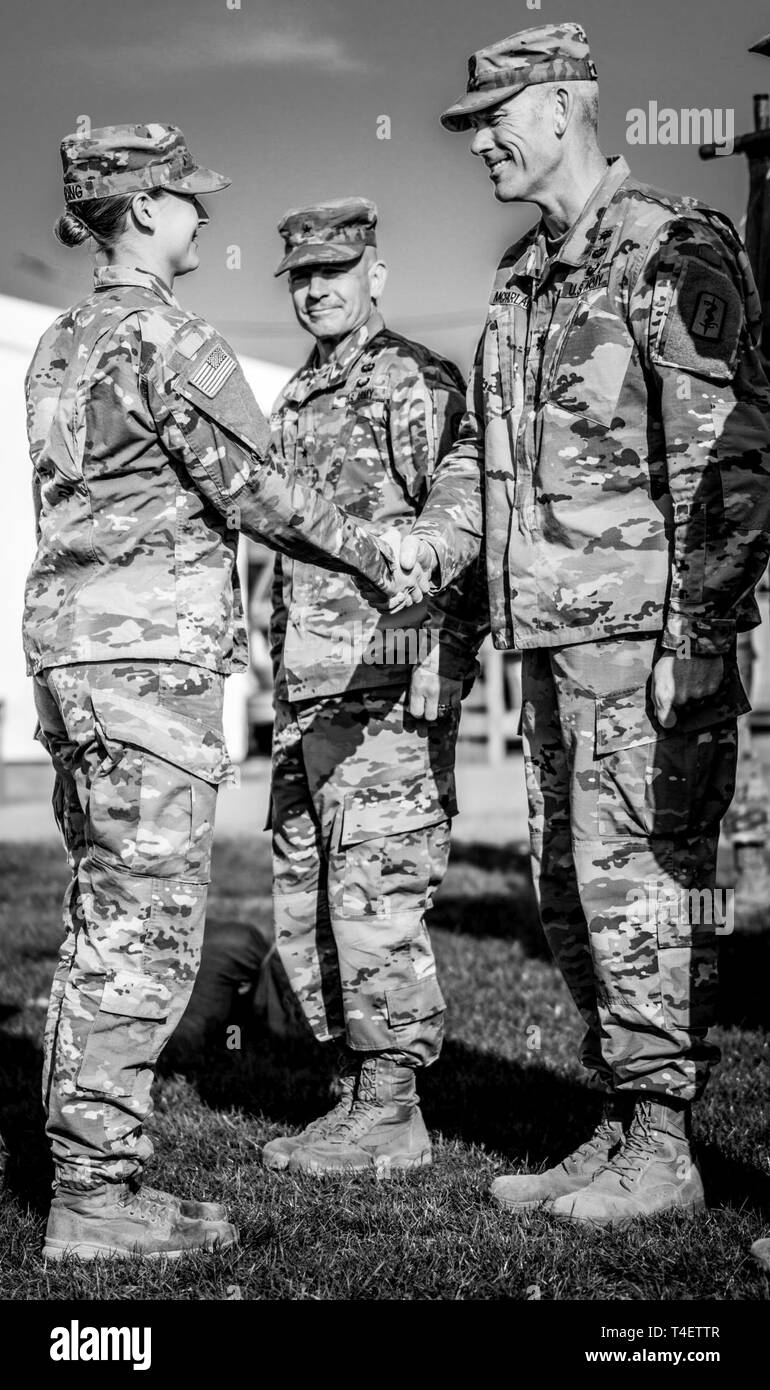 U.S. Army Lt. Col. Jay McFarland, Commander of the 421st ...