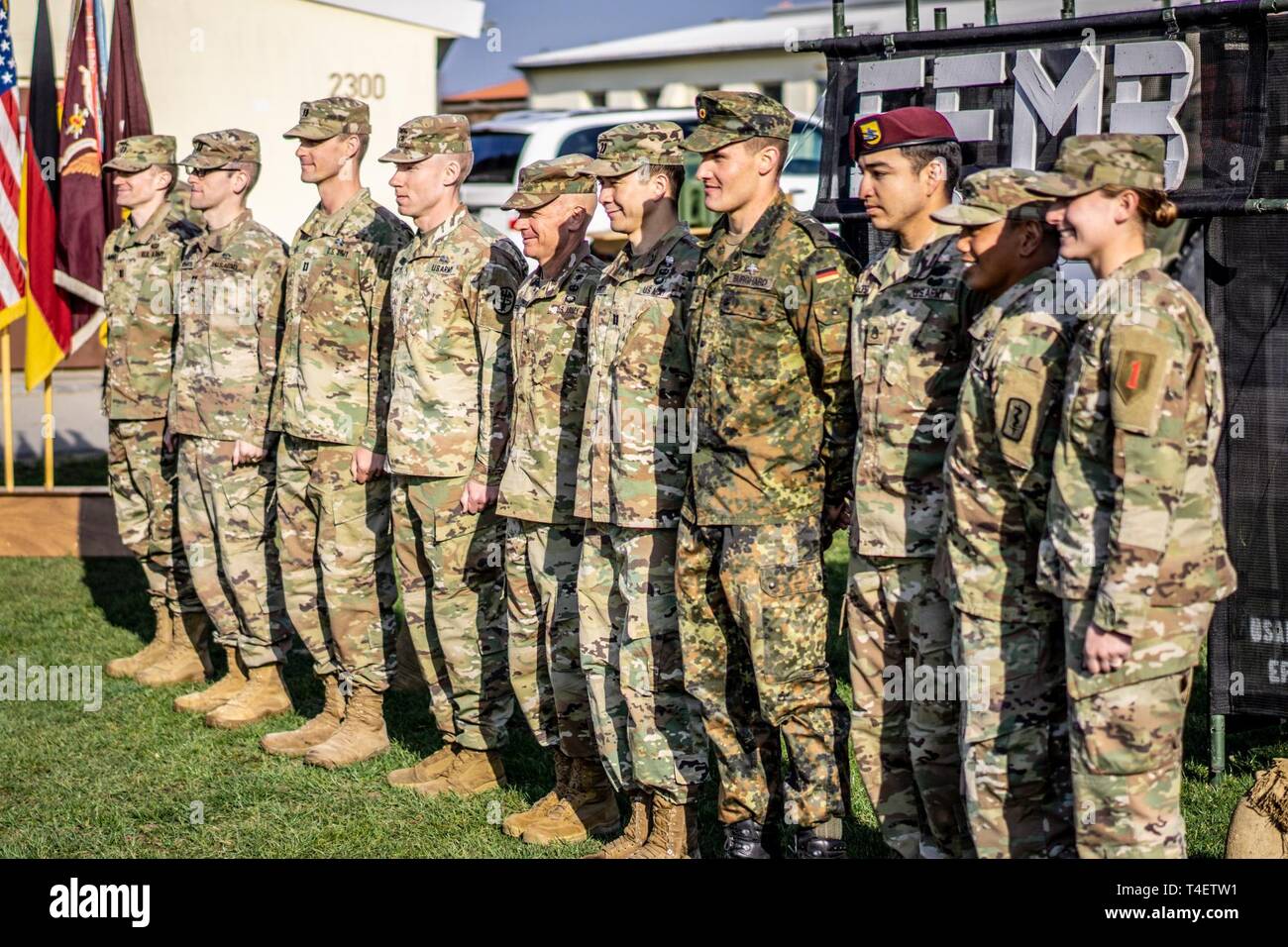 U.S. Army Brig. Gen Ron Stephens, RHCE's Commanding General, stands ...