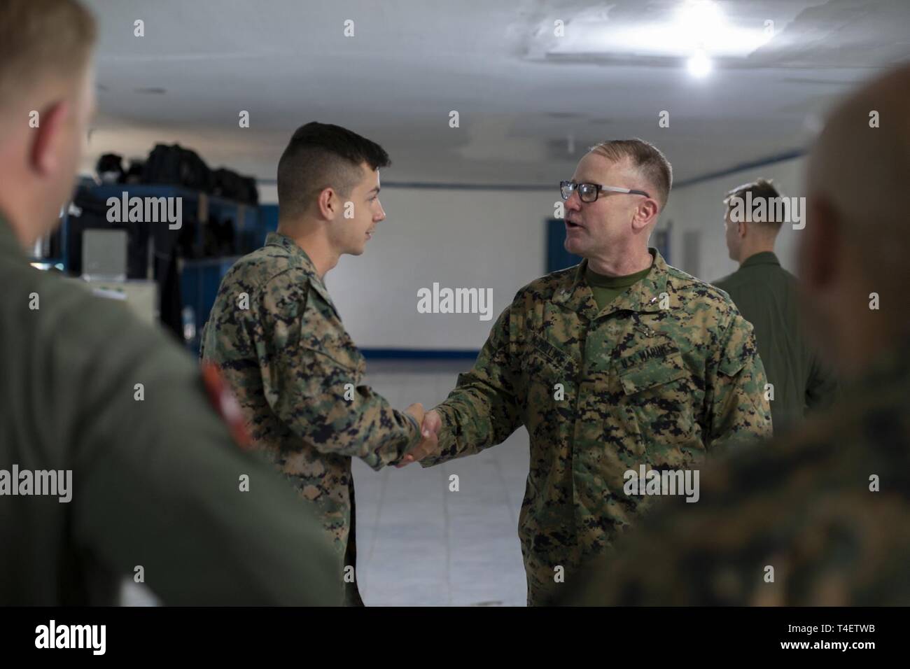 Commanding general of i marine expeditionary brigade hi-res stock ...