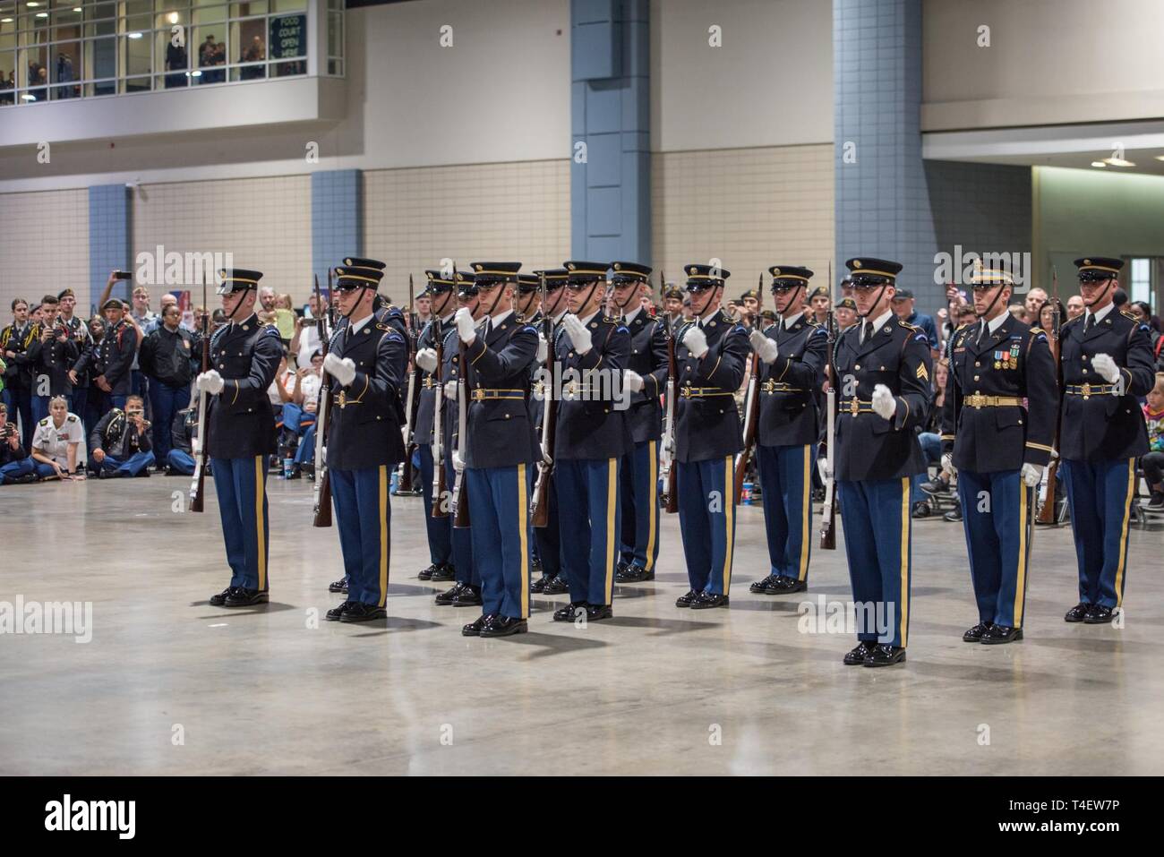 Soldiers assigned to the U.S. Army Drill Team, 4th Battalion, 3d U.S ...