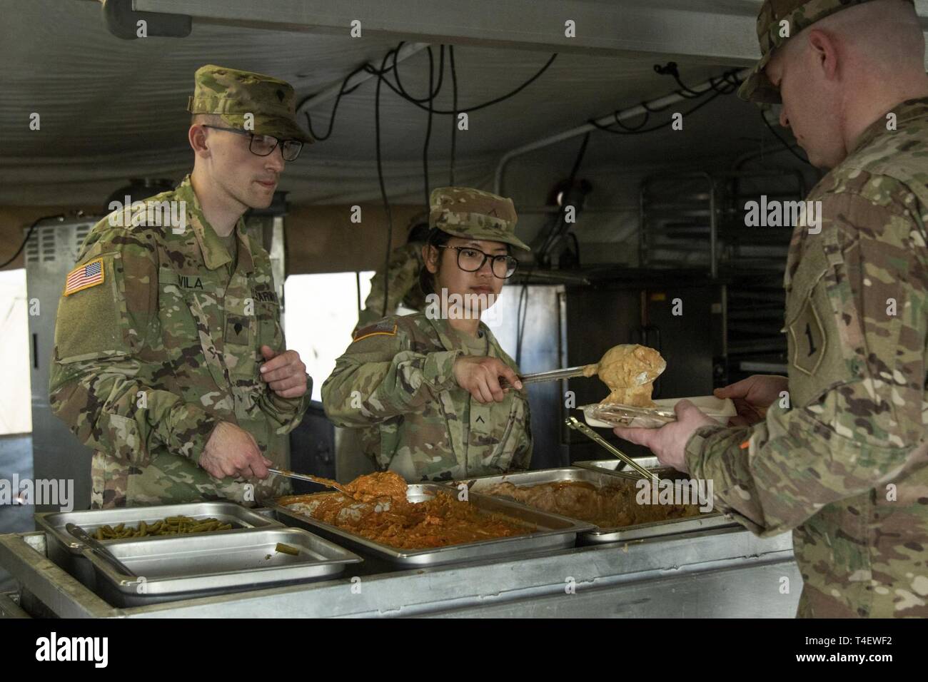 Army warfighter 1id first infantry training exercise hi-res stock ...