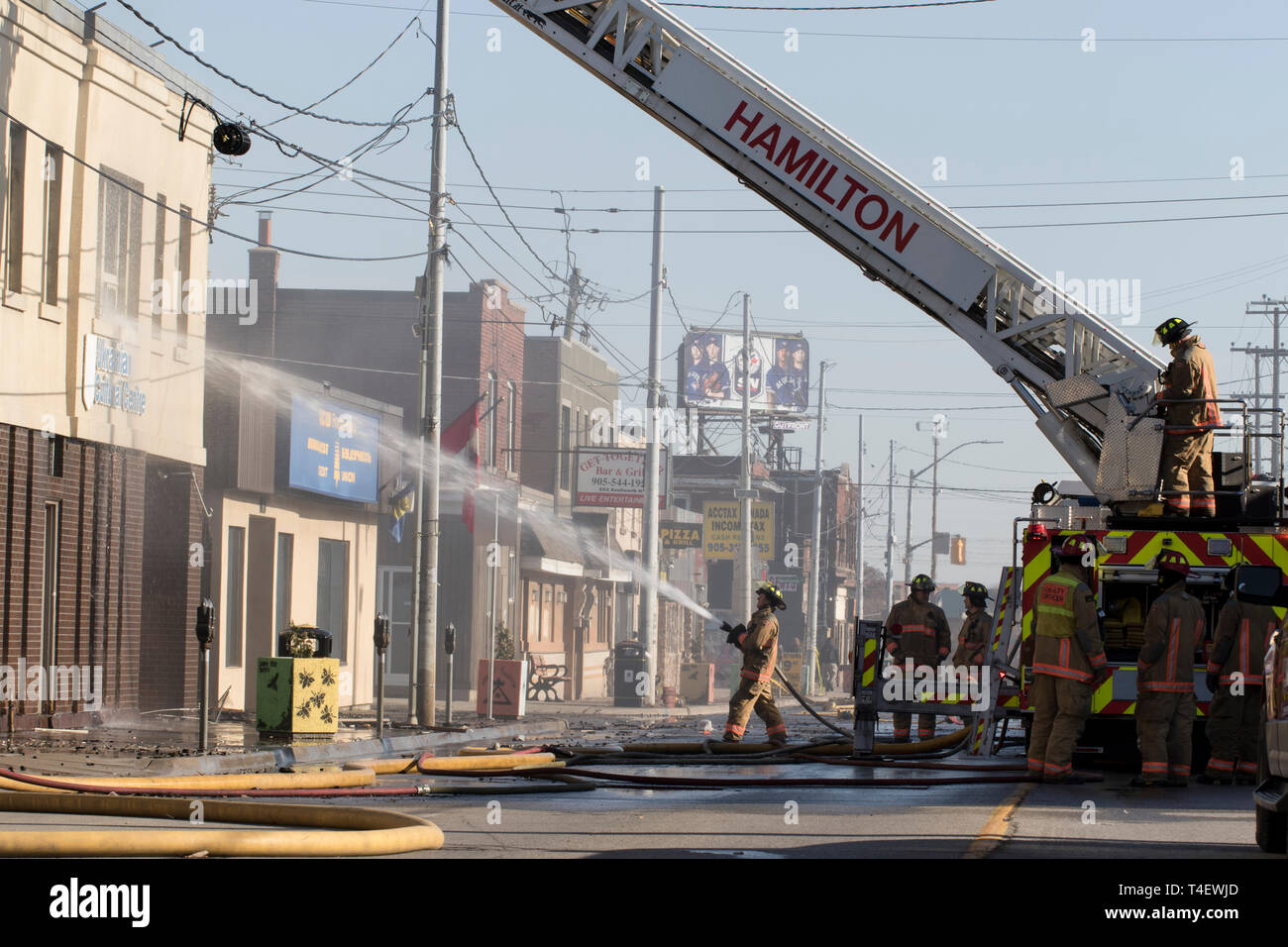 Canada firefighter helmet hi-res stock photography and images - Alamy