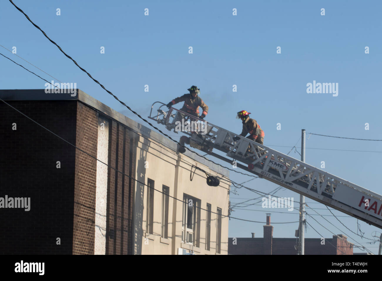 Canada firefighter helmet hi-res stock photography and images - Alamy