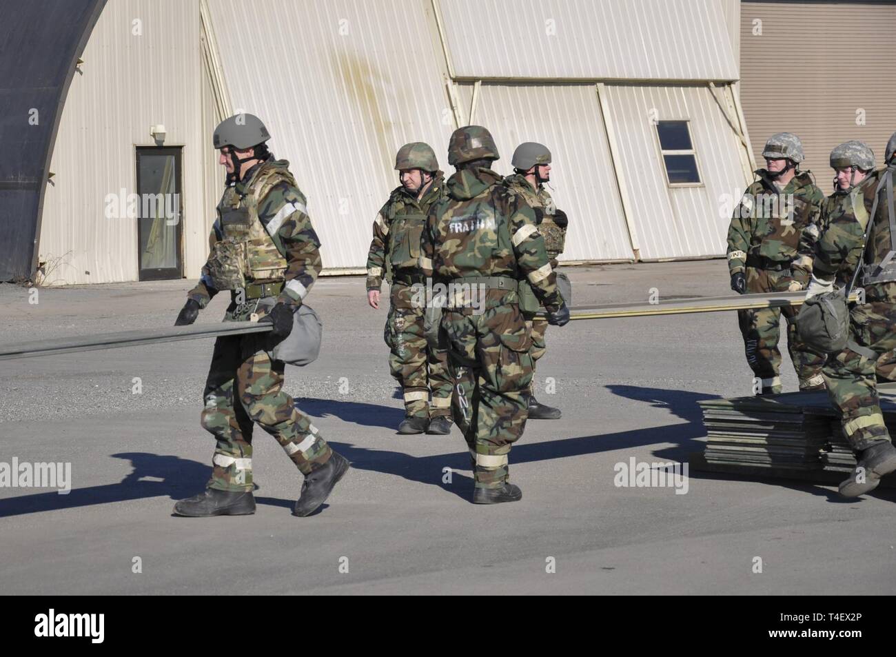 Airmen from the 773d Civil Engineer Squadron structure shop assemble AM ...