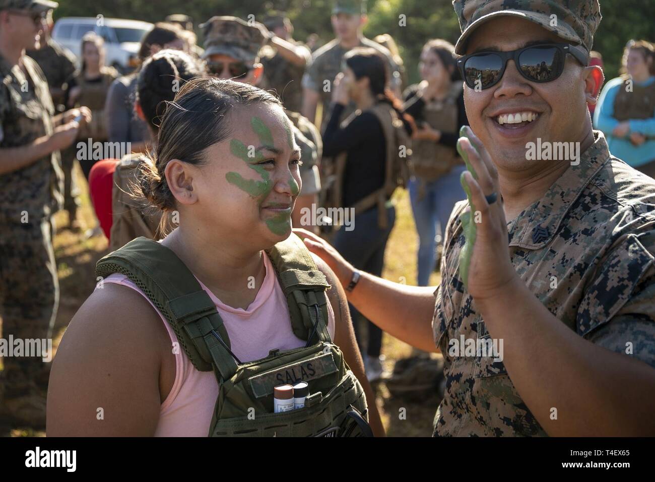 U.S. Marine Corps Sgt. Hiroki Salas, a squad leader with India Company ...