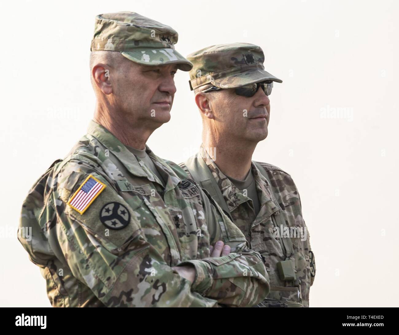 Tennessee's Adjutant General, Maj. Gen. Jeff Holmes (left) and Lt. Col ...