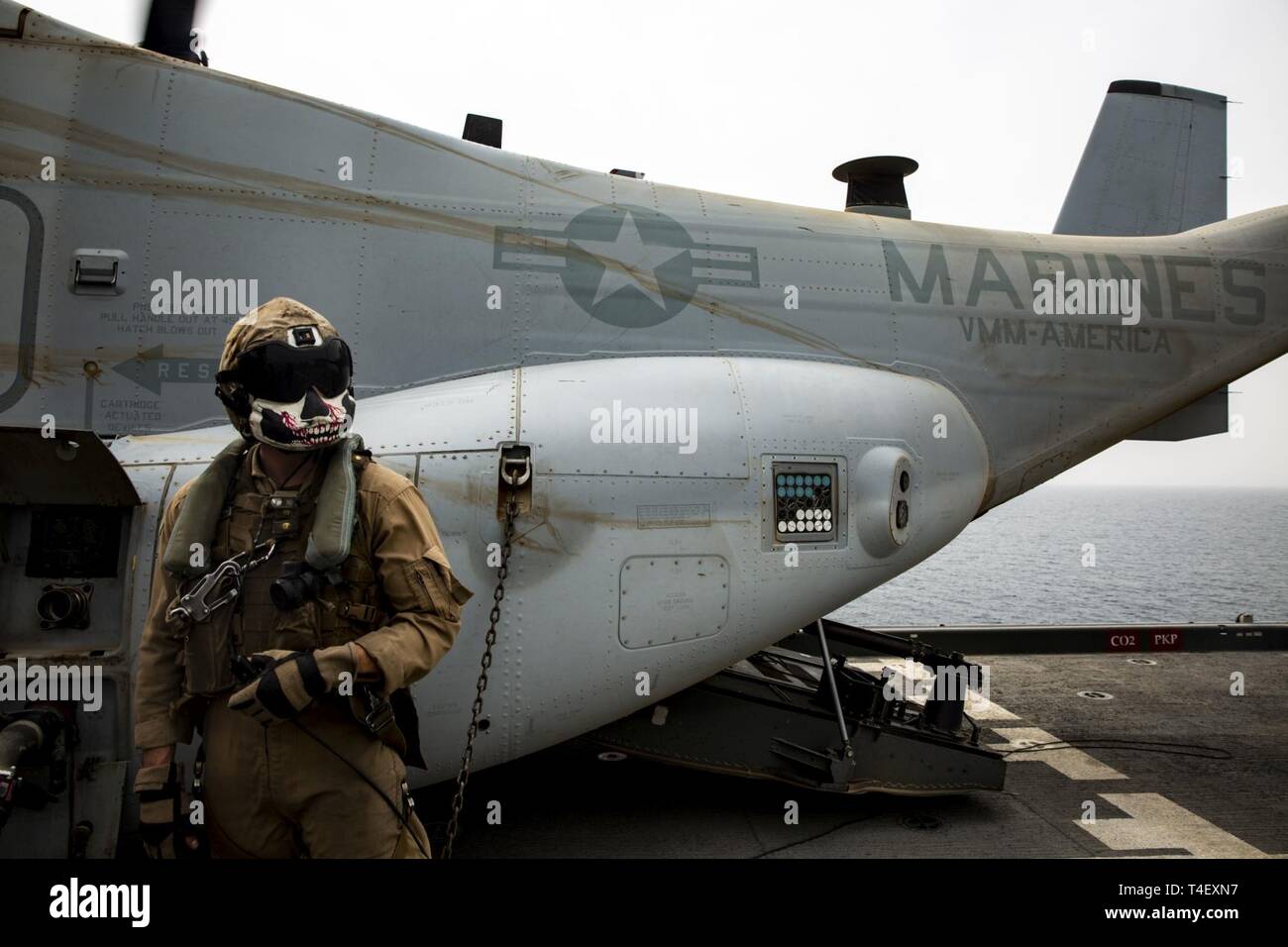 U.S. Marine Corps Sgt. Tyler Rolfe, a Tiltrotor Crew Chief with Marine ...