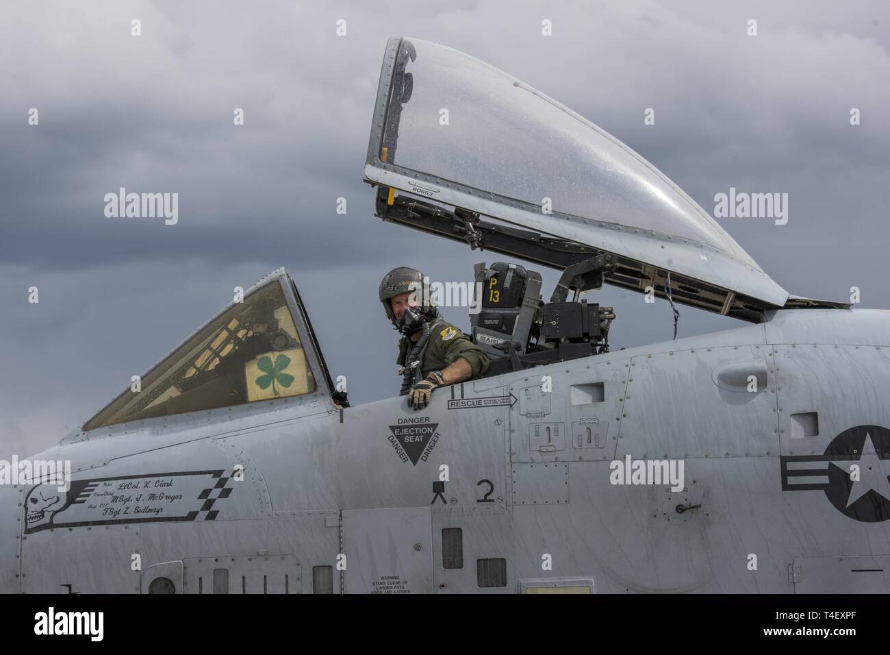 Col. Tim Donnellan, commander of the 124th Fighter Wing, taxis in an A ...