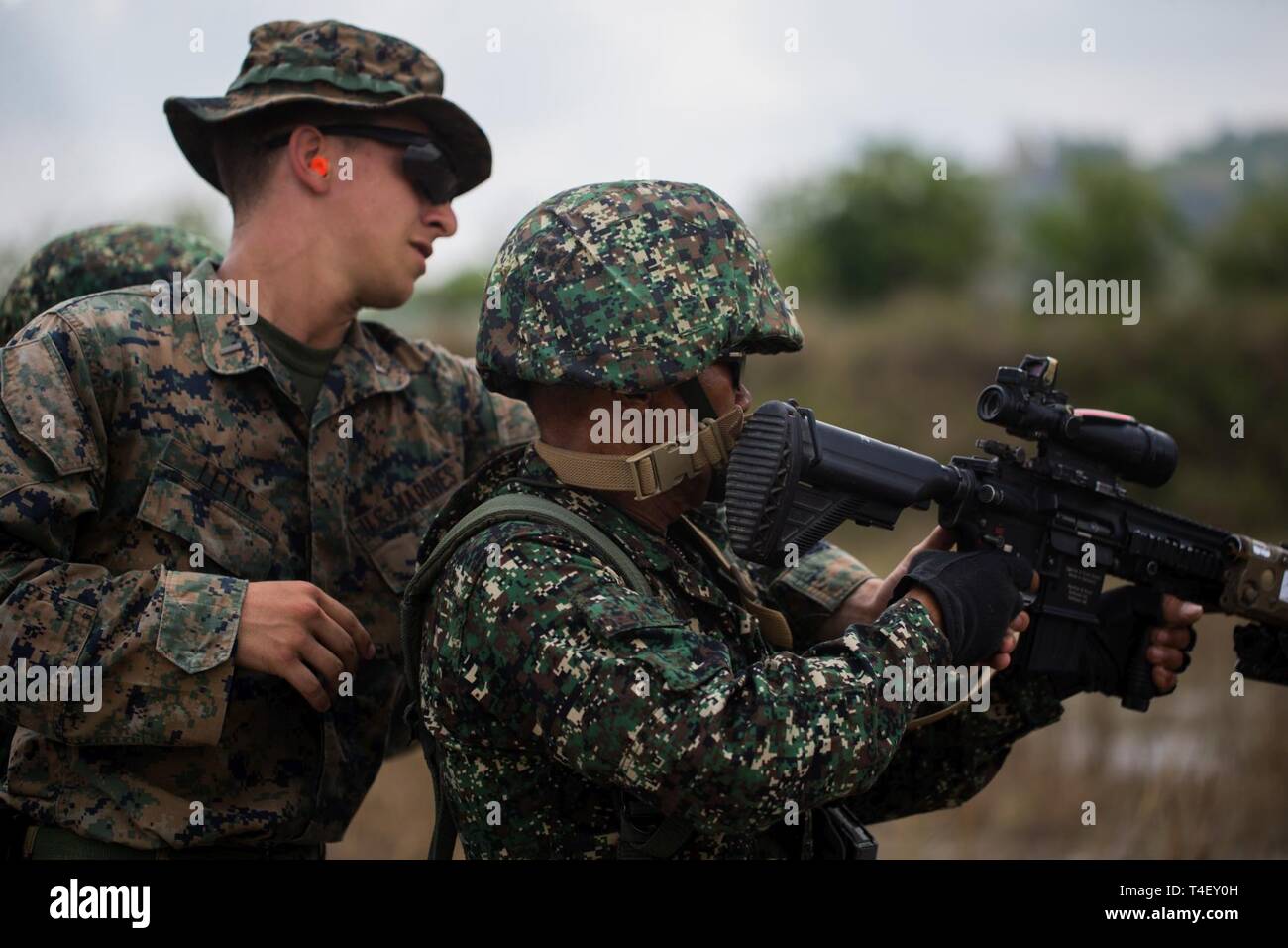 U.S. Marine 2nd Lt. Carlos Letts with 3rd Battalion, 6th Marine ...