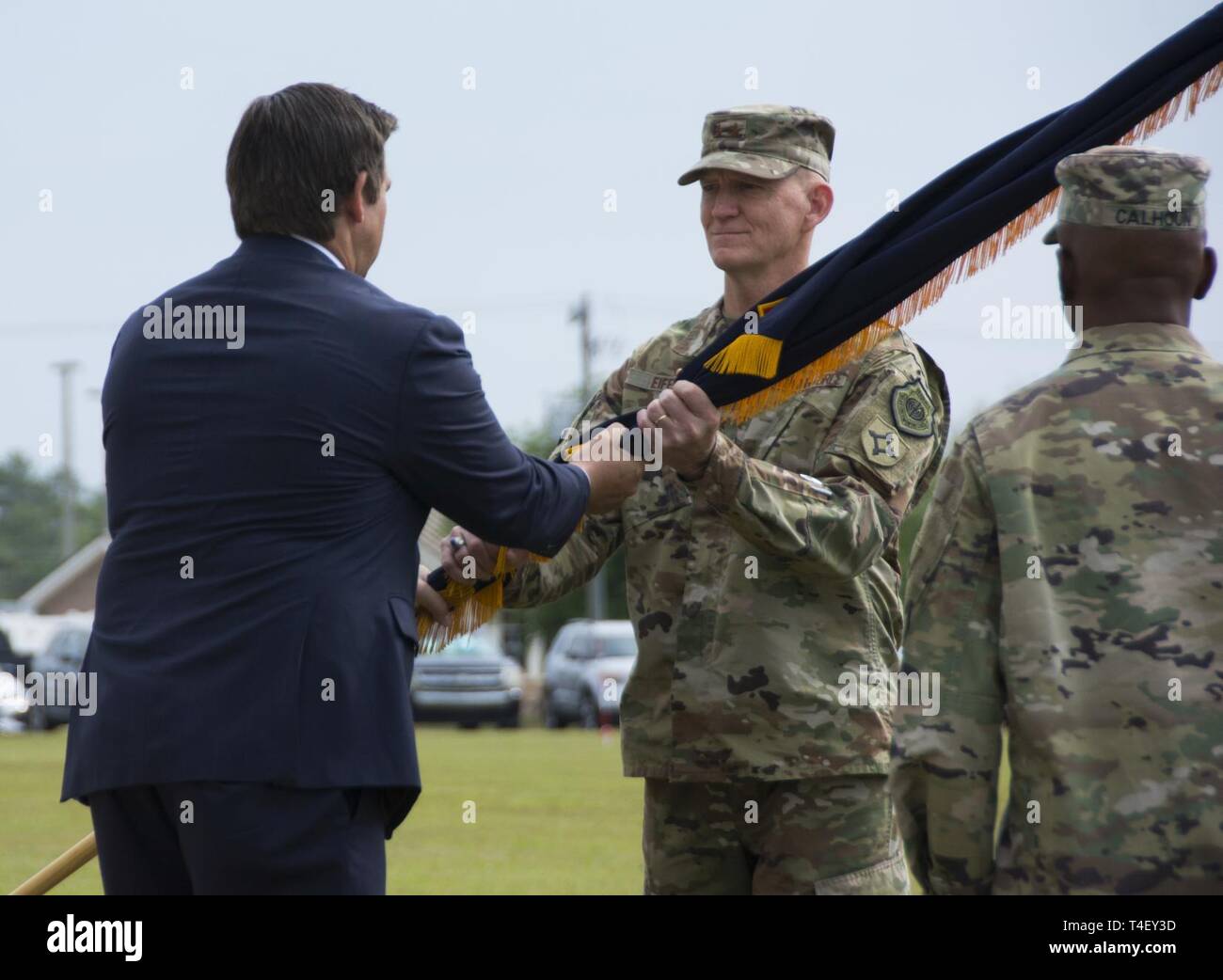 Gov. Ron DeSantis, commander in chief of the Florida National Guard ...