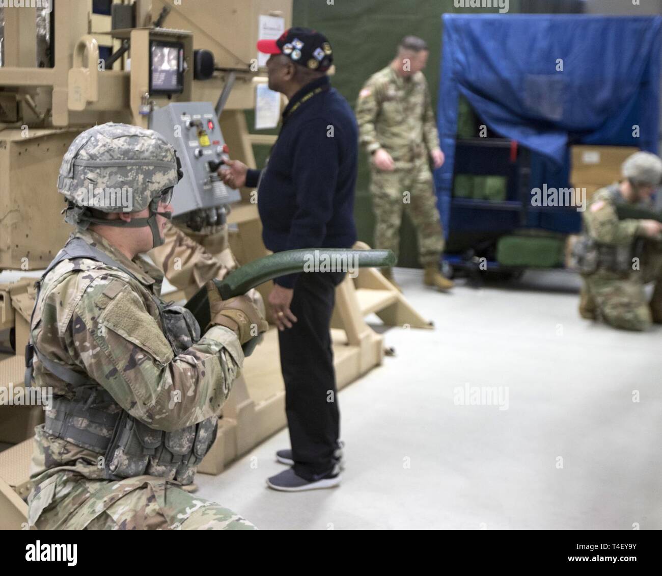 Soldiers assigned to Delta Company, 1st Battalion, 297th Infantry ...