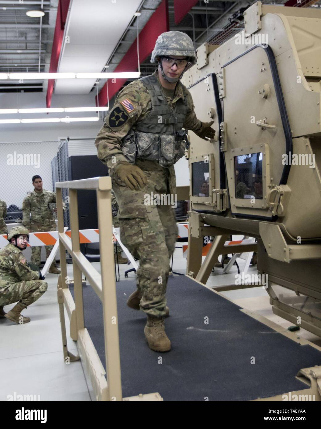 Soldiers assigned to Delta Company, 1st Battalion, 297th Infantry ...