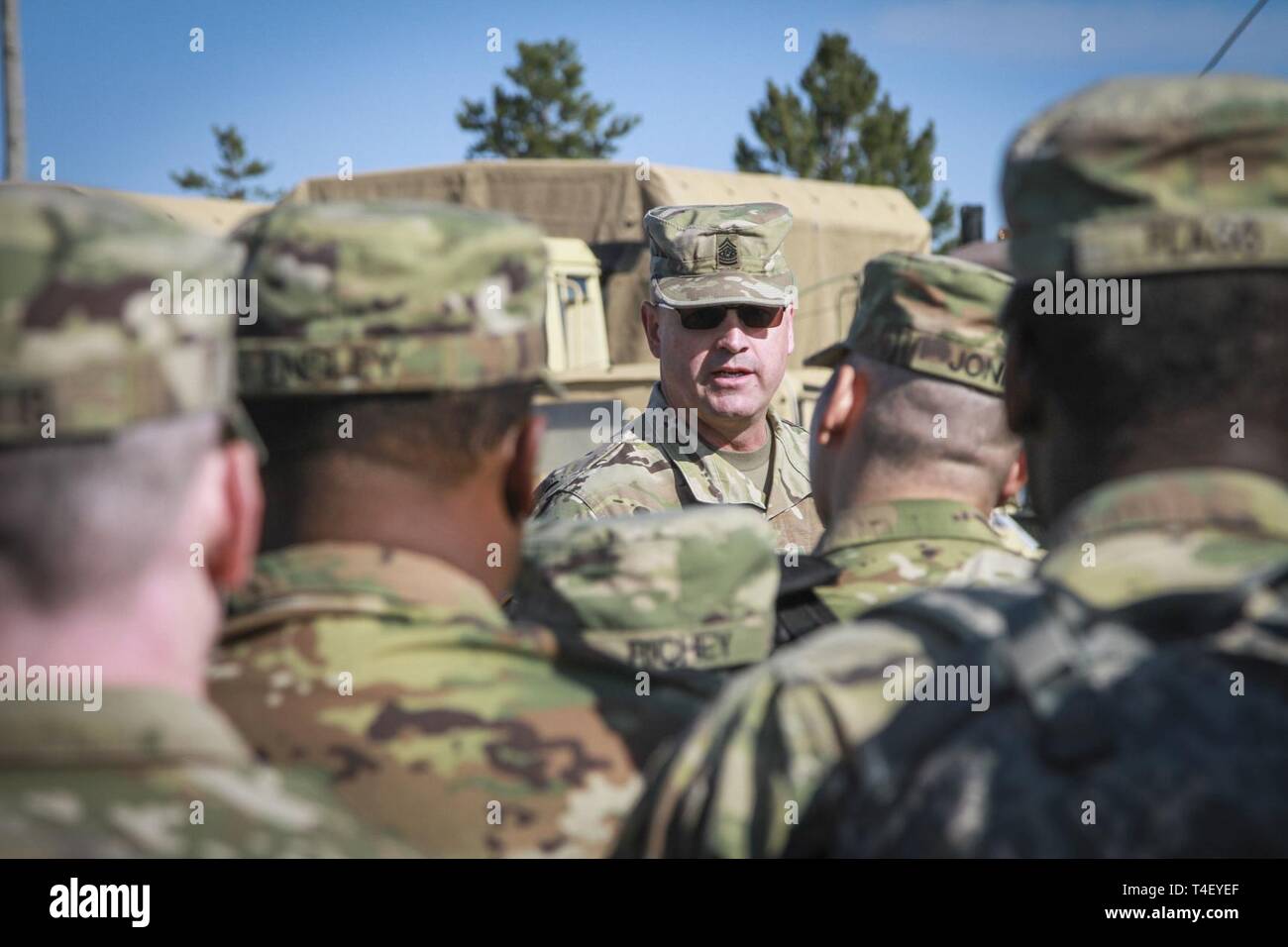 Command Sgt. Maj. Ted Copeland, command sergeant major, U.S. Army ...